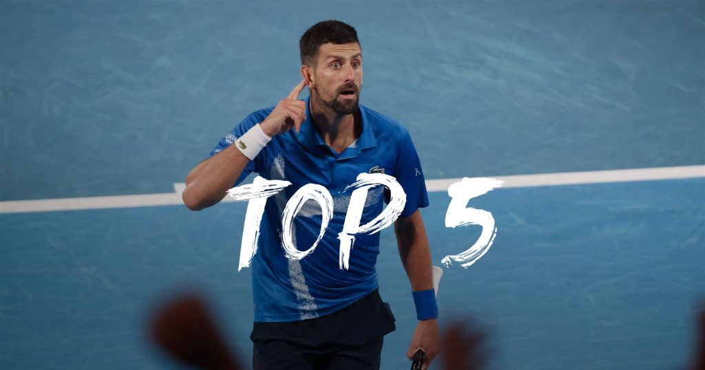 Five Exceptional Shots from Djokovic's Triumphant Victory Over Alcaraz ...