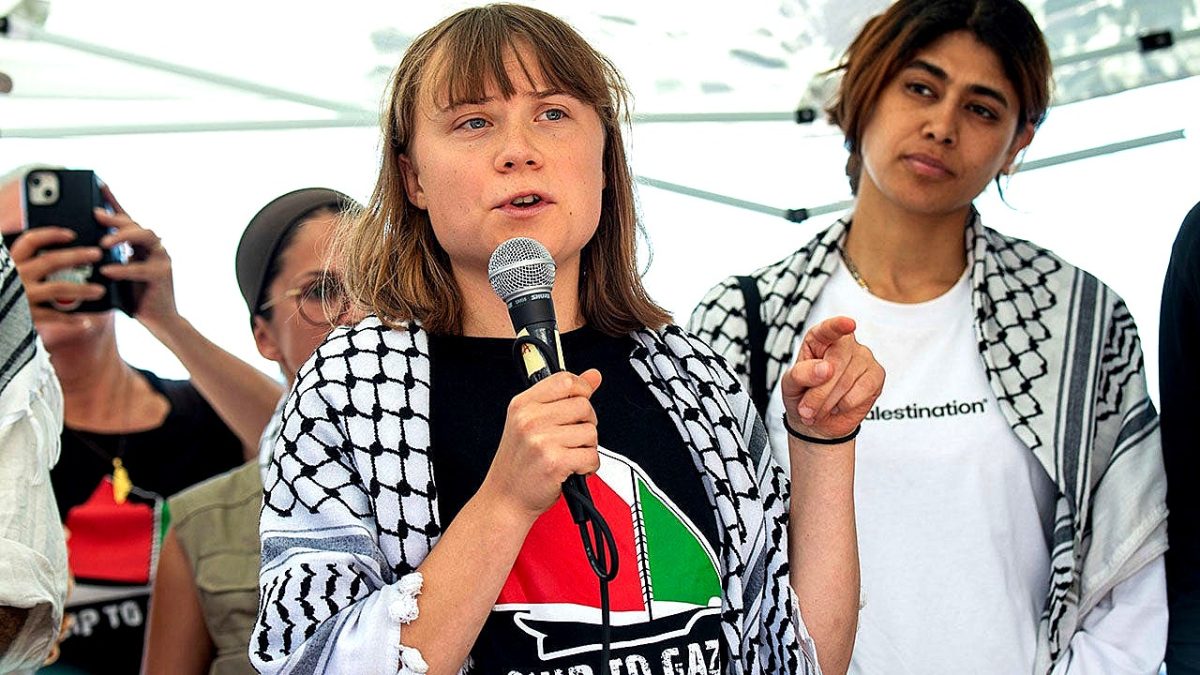 Greta Thunberg’s flotilla bombarded with Abba music after radios ...