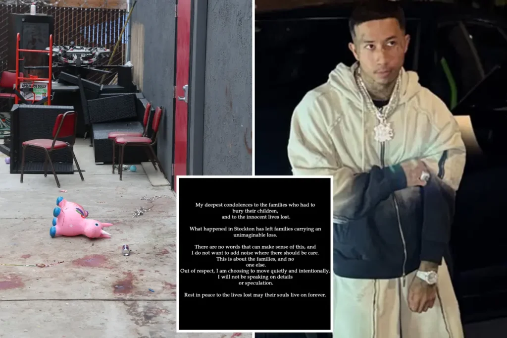 Calif. rapper breaks silence on Stockton mass shooting that sent him ...