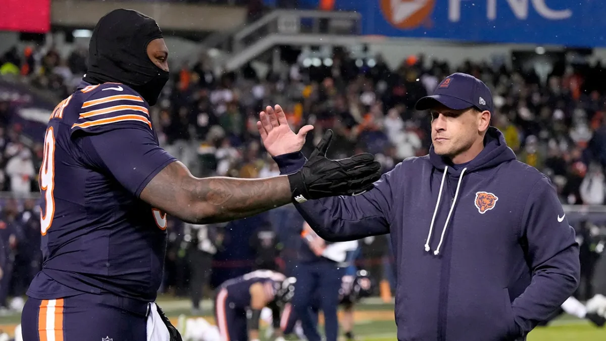 Bears' Ben Johnson gives fiery message to team after playoff win: 'F ...